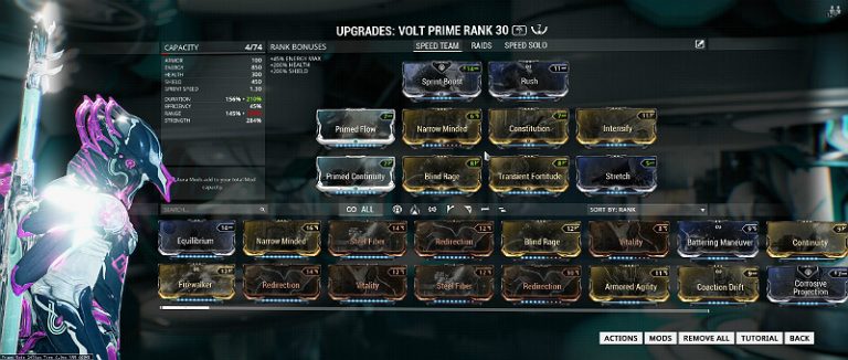Warframe: Volt - Builds and Weapons - An Advanced Guide | GamesCrack.org